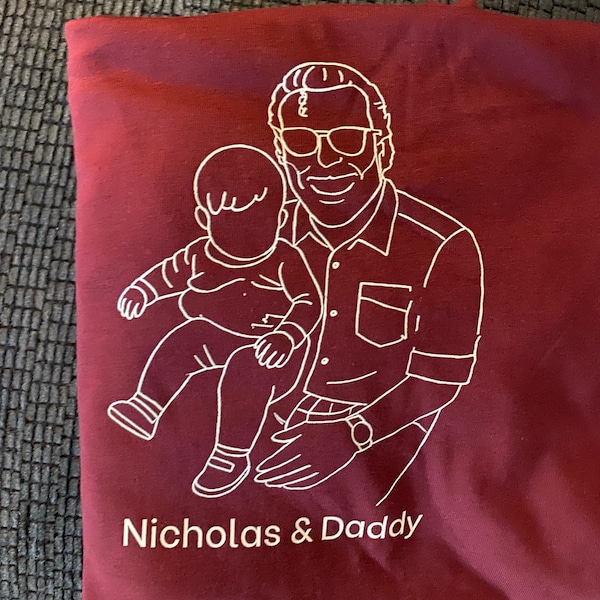 Custom Fathers Day Faceless Portraits| Custom Fathers Day Gifts| Unique ...