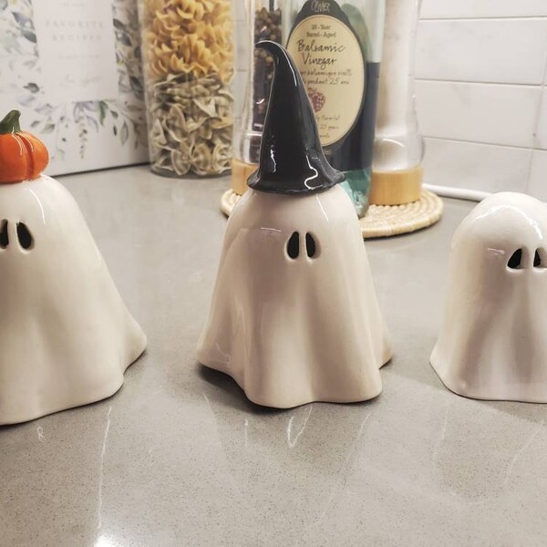 Ghost Incense Holder, Halloween Ghost Decor Idea, Halloween Candle ...
