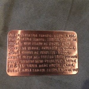 Personalized Birthday Gift Copper Wallet Card Hand Stamped Pocket ...