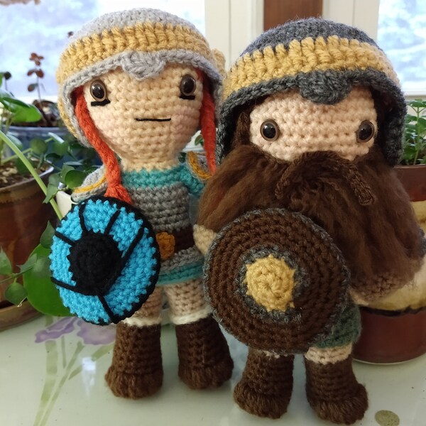 Dwarf, Halfling and Elf - Fantasy Amigurumi Patterns PDF - Crochet ...