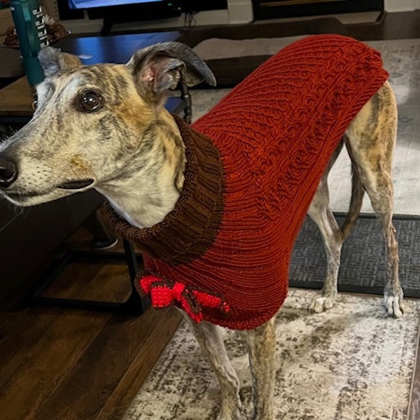 Handknitted Sweaters for Greyhound You Can Order Color and Size for ...