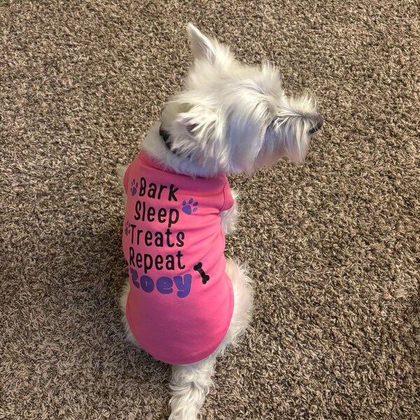 Customizable Pet Shirt: Create a Unique Look for Your Pet Personalized ...