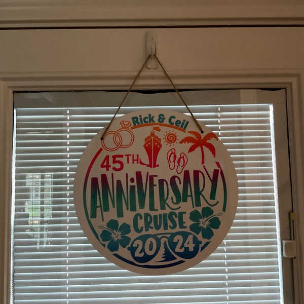 Cruise Door Decorations, Anniversary, Cruise Ship Sign, Cruise , Cruise ...