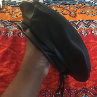 Genuine Leather Tam French Beret, Many Colors, Made in USA - Etsy