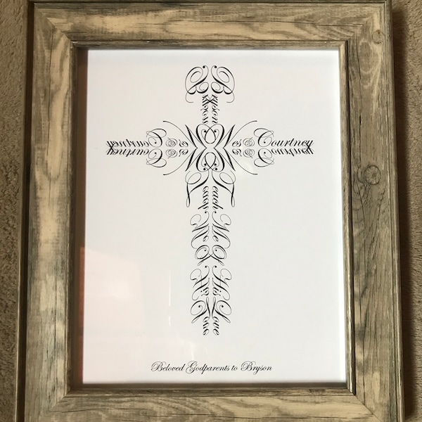 Godparent Gift | Thank You Gift for Godparents | Personalized Godparent ...