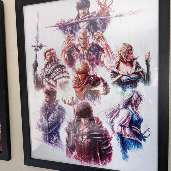 Final Fantasy XVI Dominants - Limited Edition Fine Art Sketch Print ...