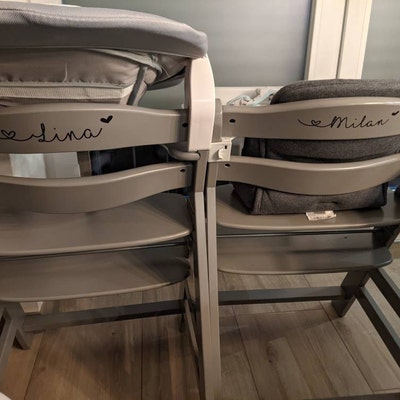 High Chair Stickers Name Stickers Individually - Etsy