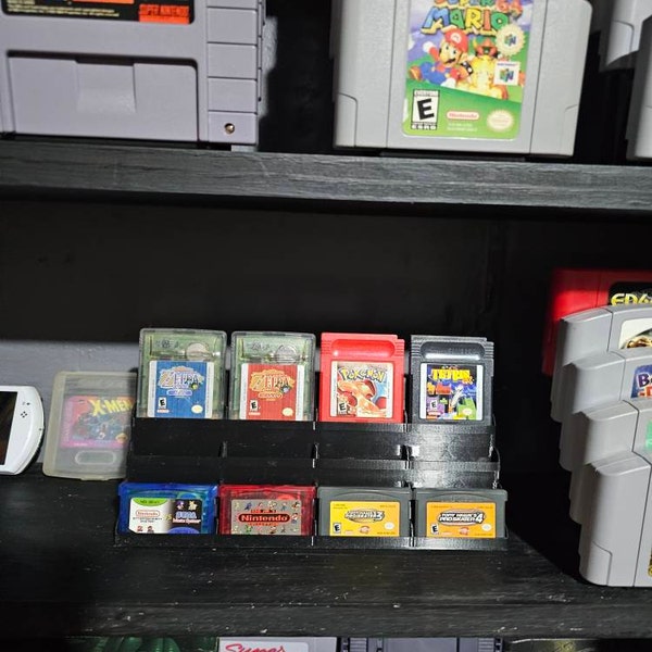 Console Game Cart Clip Stand Pack - Etsy