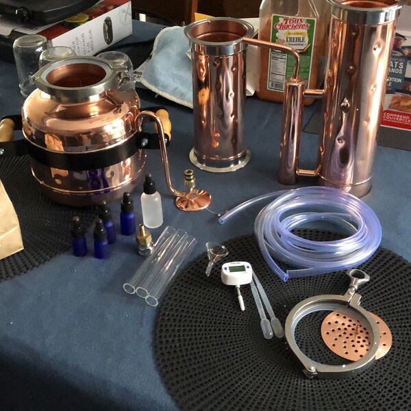 Essential Oil Distiller 5L - Essential Oil Steam Distillation Equipment ...