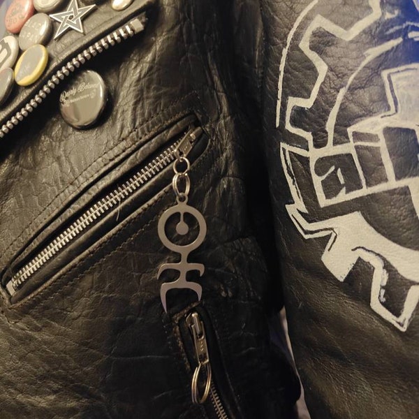 Female Trombone Player Stick Figure Keychain Charm - Etsy