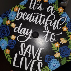 Grad Cap Topper Graduation Gift Tassel Custom Grad Quote Grad Cap ...