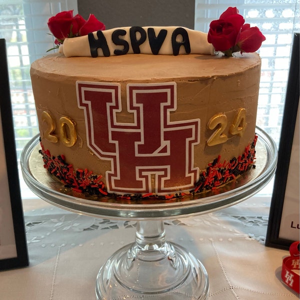 Custom University Bound, Cake Topper, Graduation Centerpiece Sticks ...