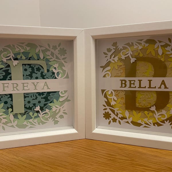 3D Baby Born Shadow Box Svg Bundle for Kids, Baby Birth Shadow Box ...