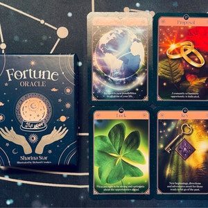 Crystal Ball Pocket Oracle Deck: 13 Oracle Cards & Guidebook - Etsy