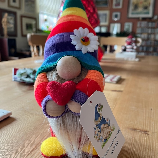 Red Bat Dracula Gonk 22cm, Nordic, Gnome, Swedish Tomte - Etsy