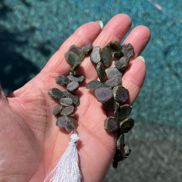 AAA Tourmaline Multi Color Uncut Chips Beads, Tourmaline Smooth Polish ...