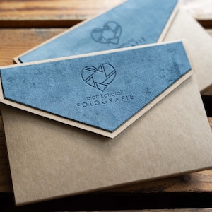 Velvet Folder, Envelope for Prints 15x21 Cm, With Custom Designed ...