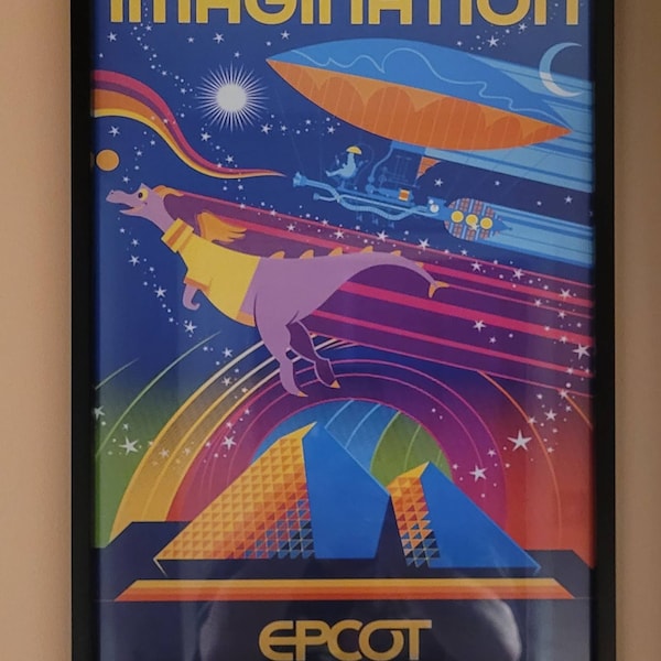 Figment Epcot Print – Journey Into Imagination Poster - Etsy