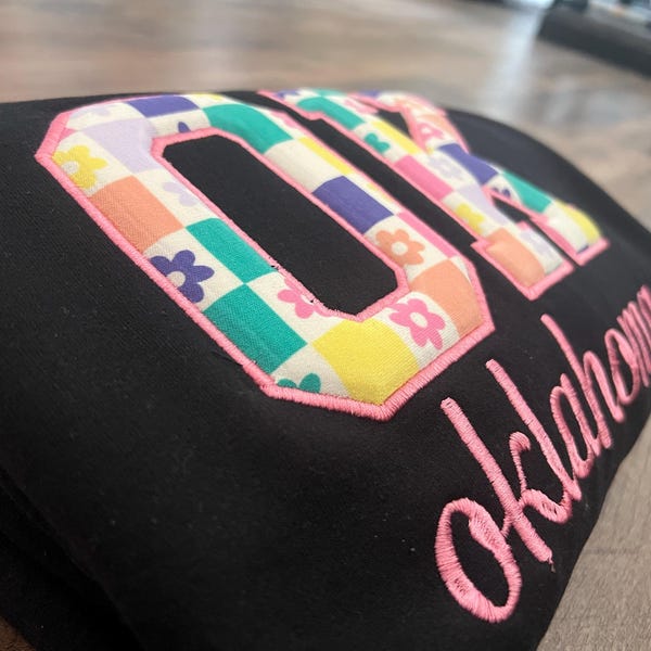 3D Puff Applique Font - Varsity Applique Font - 3D Puff Varsity Font ...