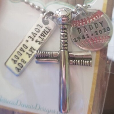 Personalized Baseball Urn Necklace Cross Urn Necklace Baseball ...