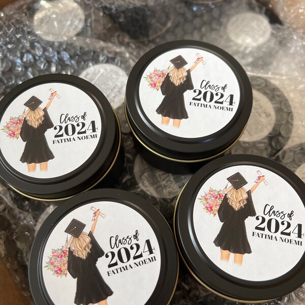 BULK Graduation Candle Favors - Graduation Party Favors - Affordable ...