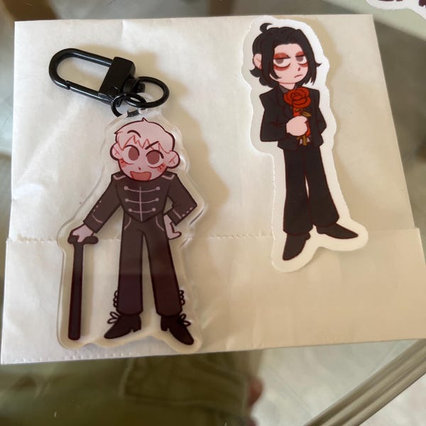 Gerard Way Acrylic Keychain: MCR Chibi Charm - Etsy