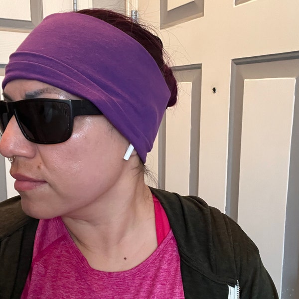 Cotton Headbands: Yoga, Fitness, Sports - USA Made - Etsy