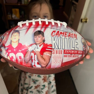 Custom Photo Football Playmaker Design Great for Senior Night, Coach ...