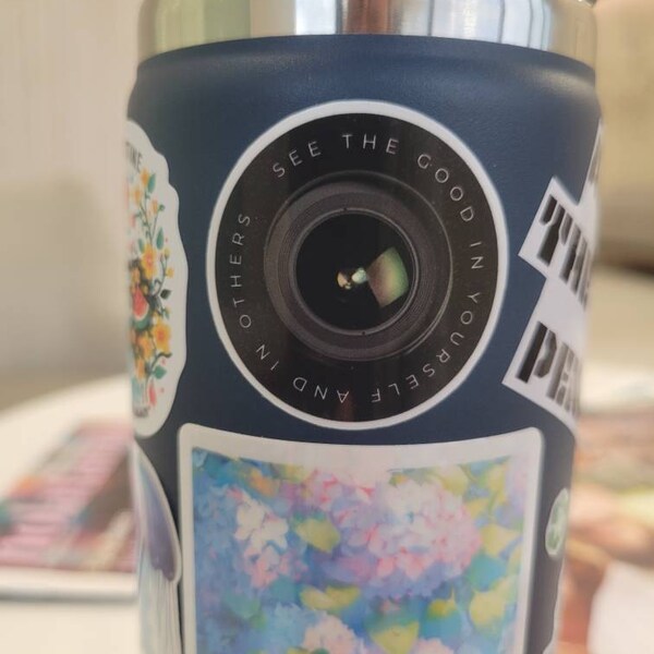 Camera Waterproof Sticker Gift for Her Photography Sticker for Laptop ...