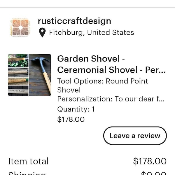 Garden Shovel - Ceremonial Shovel - Personalized Gardener Gift ...