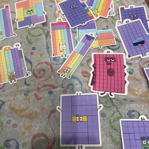 Numberblocks 41-50 - Etsy