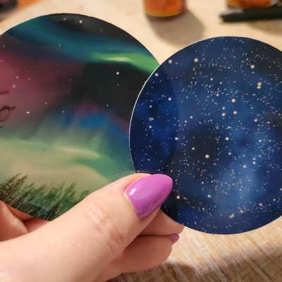 Sky Stickers, Night Sky Sticker, Sunset Sticker, Pink Clouds Stickers ...