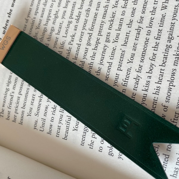 Engraved Bookmark Made With Rare Shell Cordovan. This is the Most ...