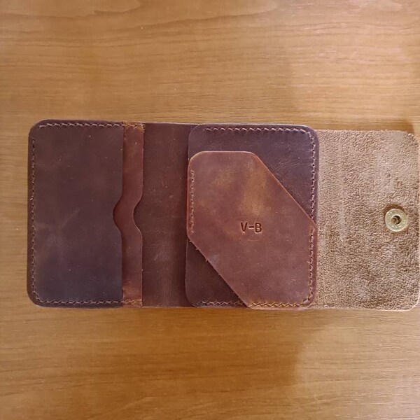 Wallet Template Leather, Card Holder, A4 & Letter Size, Short Wallet ...