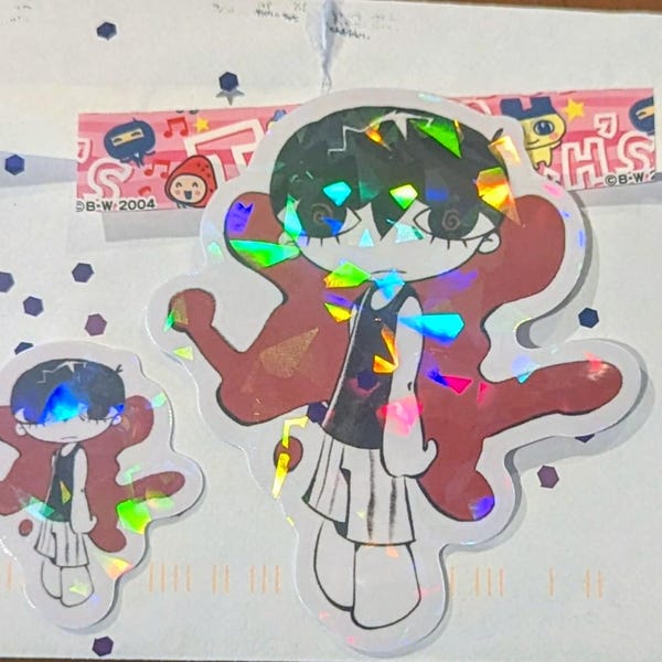 Holographic 3in Omori Sticker - Etsy