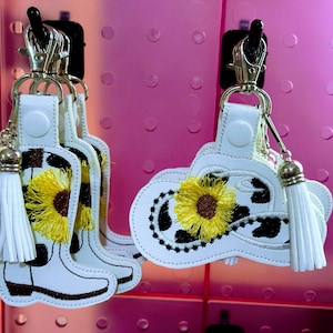 Donut Key Fob in the Hoop Machine Embroidery Designs ITH Project ...