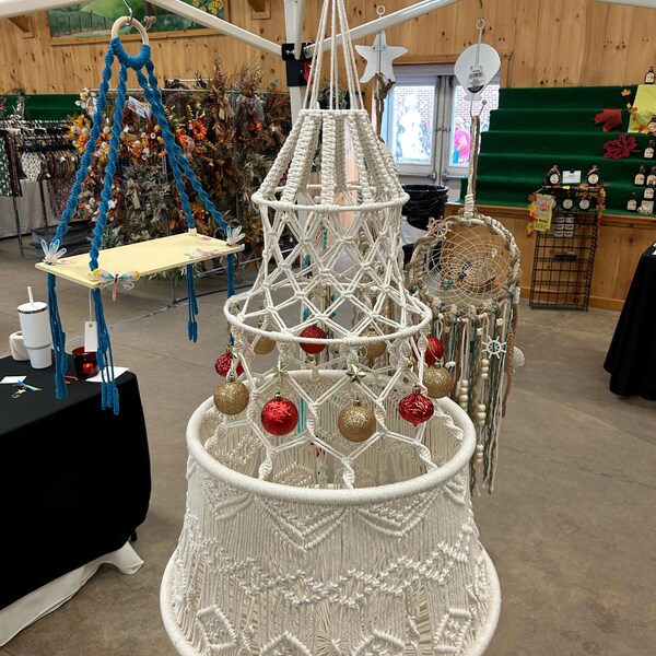 PATTERN Large Macrame Christmas Tree - Etsy