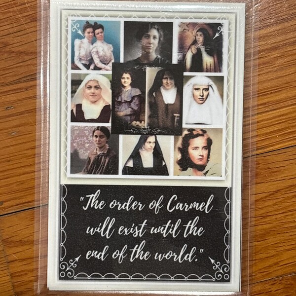 Our Lady of Mount Carmel Holy Card - Etsy