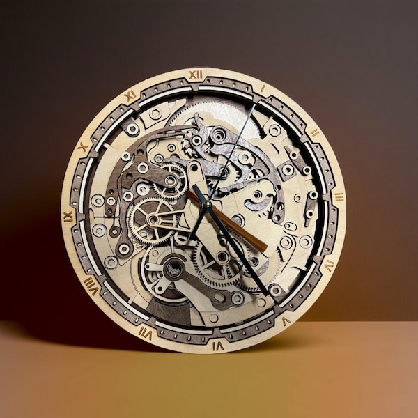 Watch Movement | Laser Cut File for Creating Multilayered 3D Mechanical ...