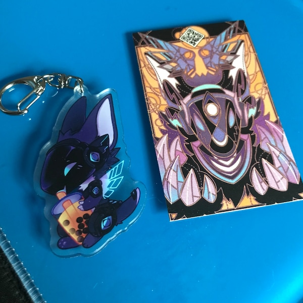 Boba Protogen Keychains ! - Etsy