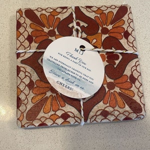 Custom Logo on Stone Coasters, Personalized Coaster, Personalized Gift ...