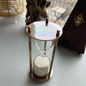 Fillable Hour Glass, Personalized Sand Ceremony Set, Unity Sand, Sand ...