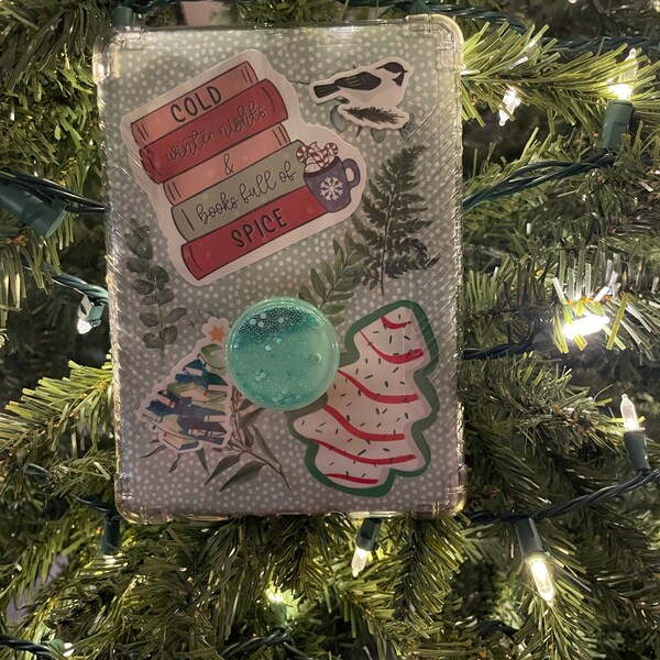 Cold Winter Nights & Books With Spice Sticker, Bookish Christmas ...