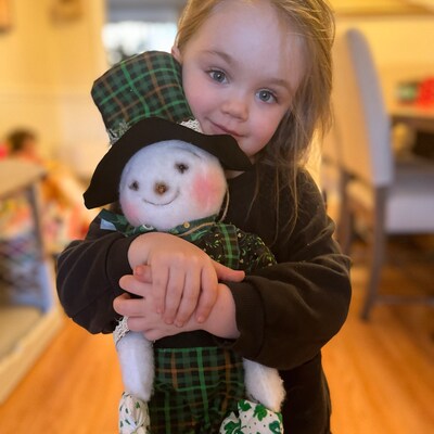 Primitive Bunny Rabbit-folk Art Bunny-irish Bunny-plush Bunny-vintage ...