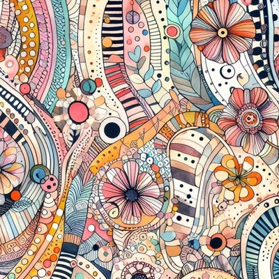 Digital Prints of Four Whimsy Girls With Purses and Pearls. Cute Prints ...