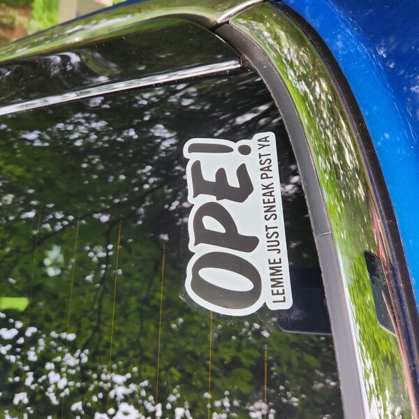 Ope Sticker, Ope Decal, Midwest Decal, Laptop Sticker, Water Bottle ...