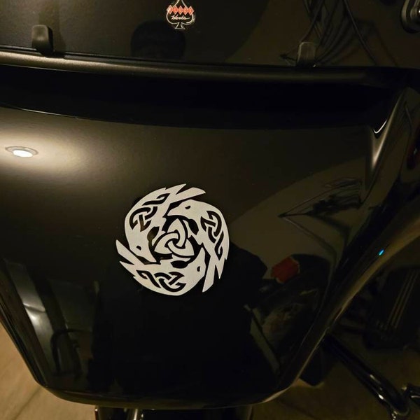 Set of 2 Lightning Bolt Decals, Motorcycle Helmet Sticker Kit, 3M ...