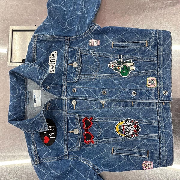 Mermaid Jacket Jean Girls Patch Jacket Custom Mermaid Girls Jacket ...