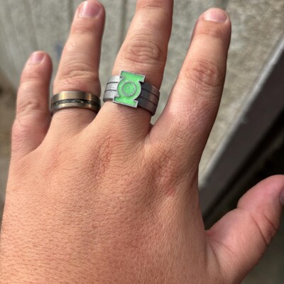 Anodized Yellow Fear Ring - Etsy