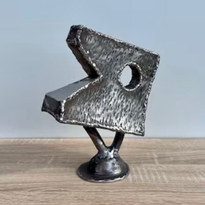 Artistic Metal Sculpture Hand-forged Art Object for Stylish Decor - Etsy